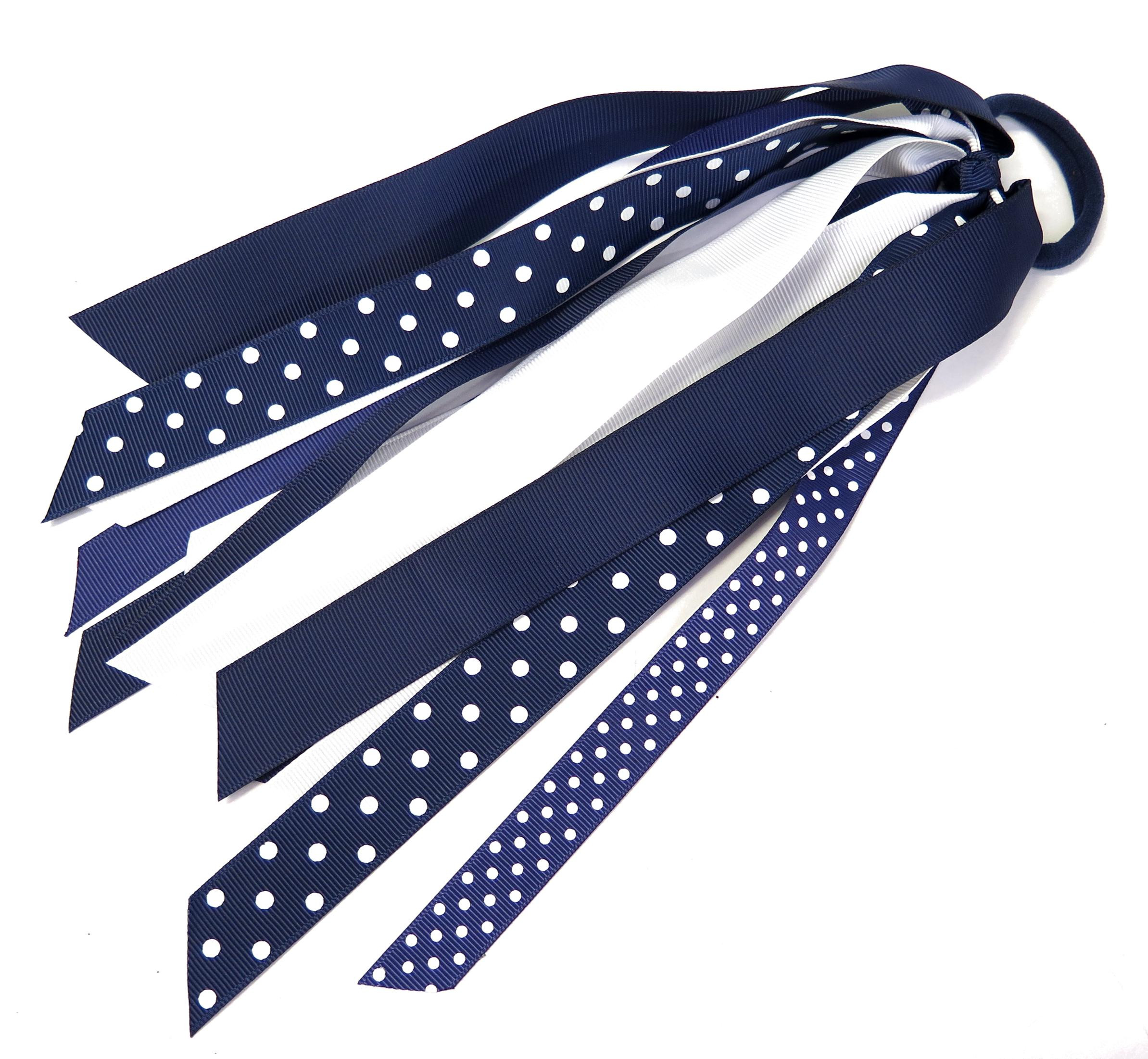 Pony Streamer Navy - School Pony Streamers - School