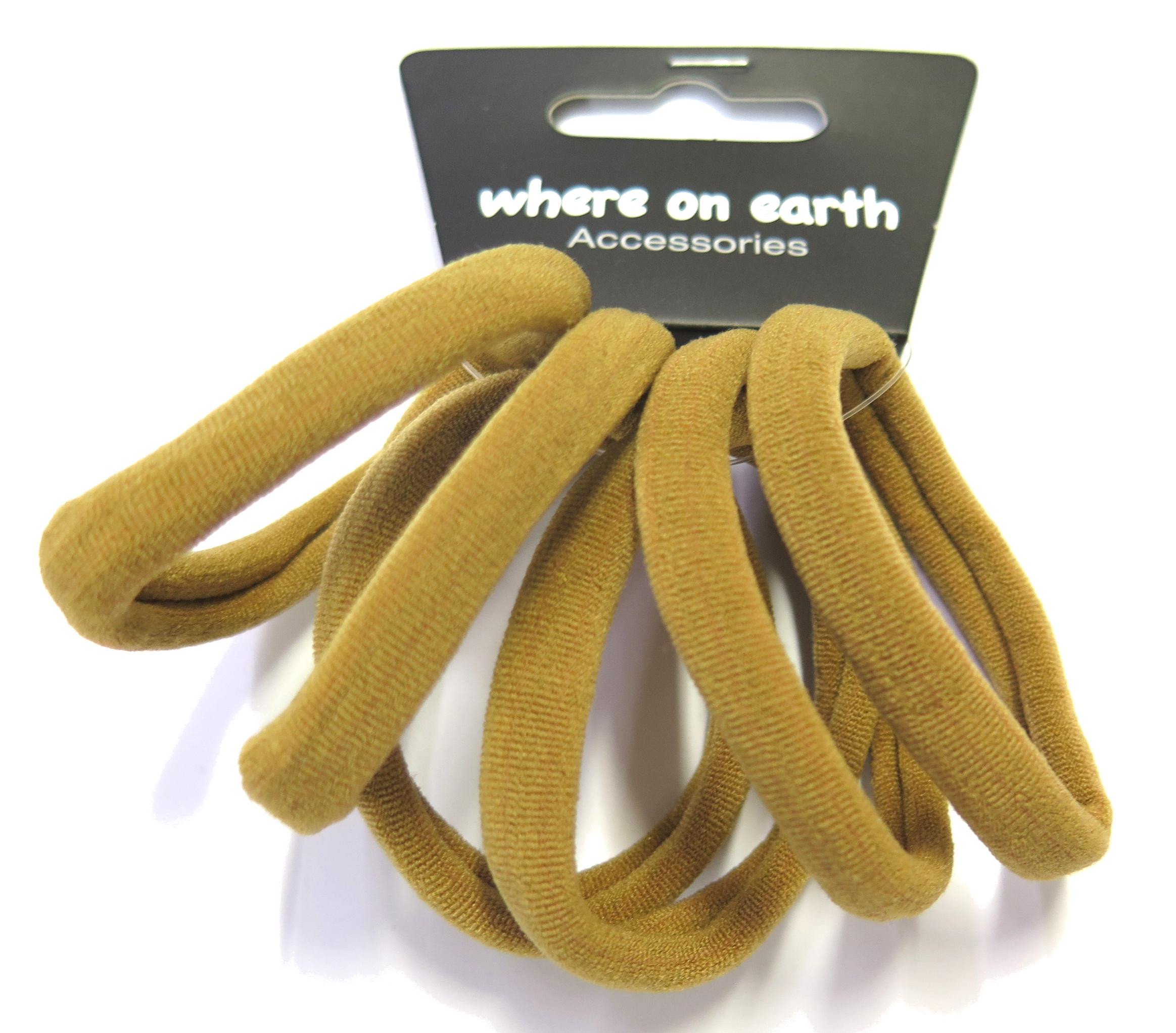Soft Hair Ties Light Brown - Basics