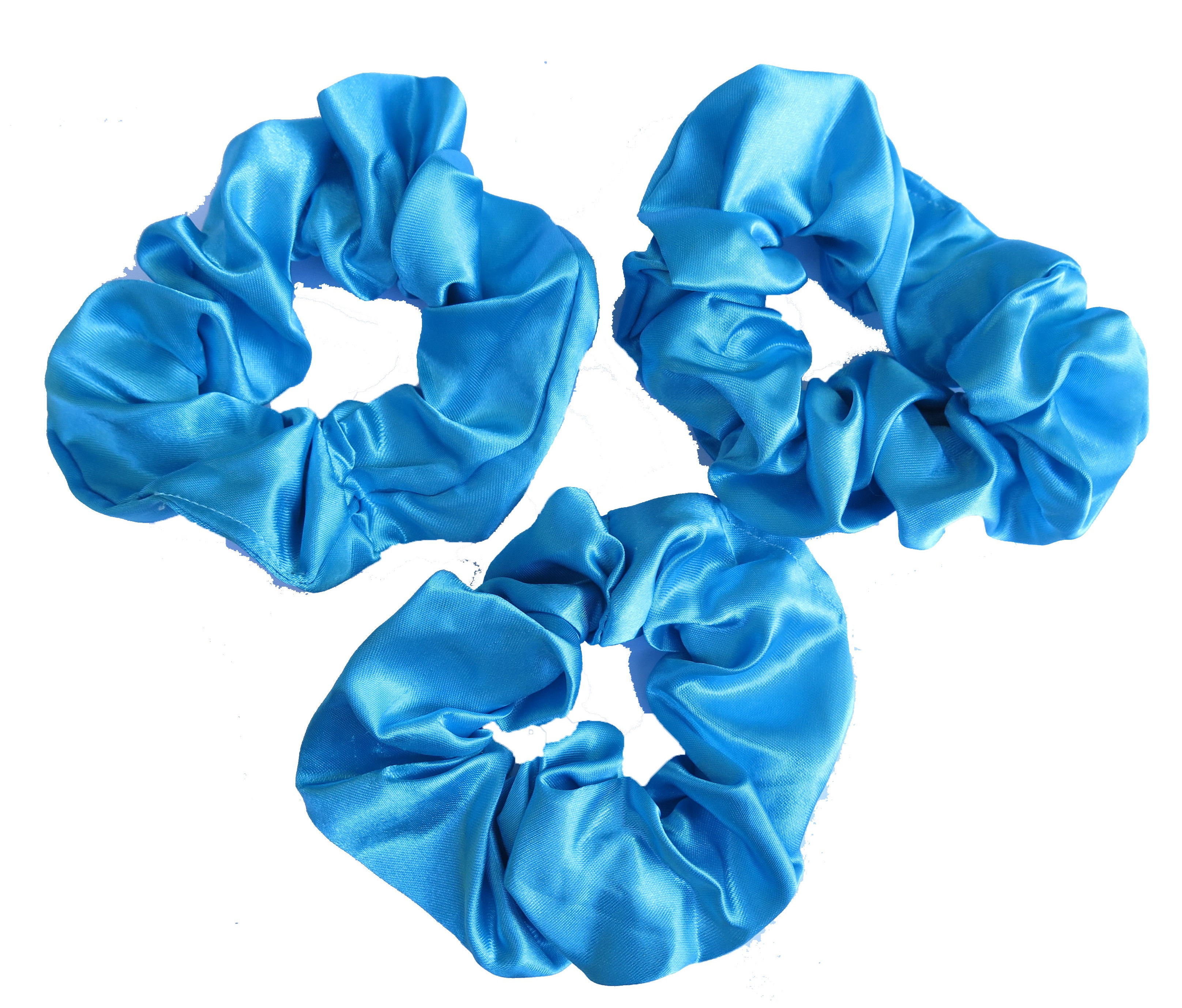 Scrunchie 3 Pack Sky Blue - School Scrunchies - School